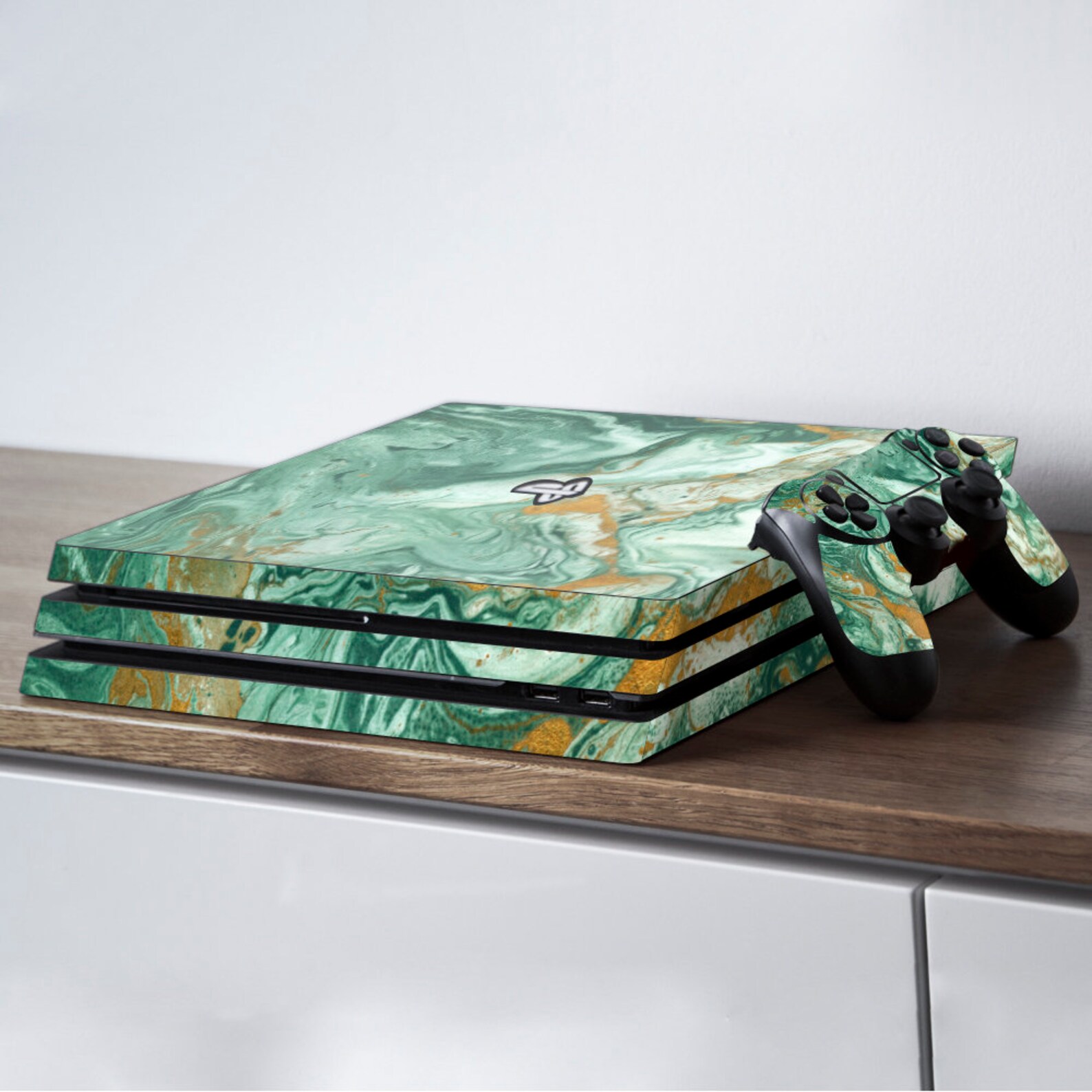 Ps4 skin watercolor ps4 skin psychedelic marble ps4 skin gold | Etsy