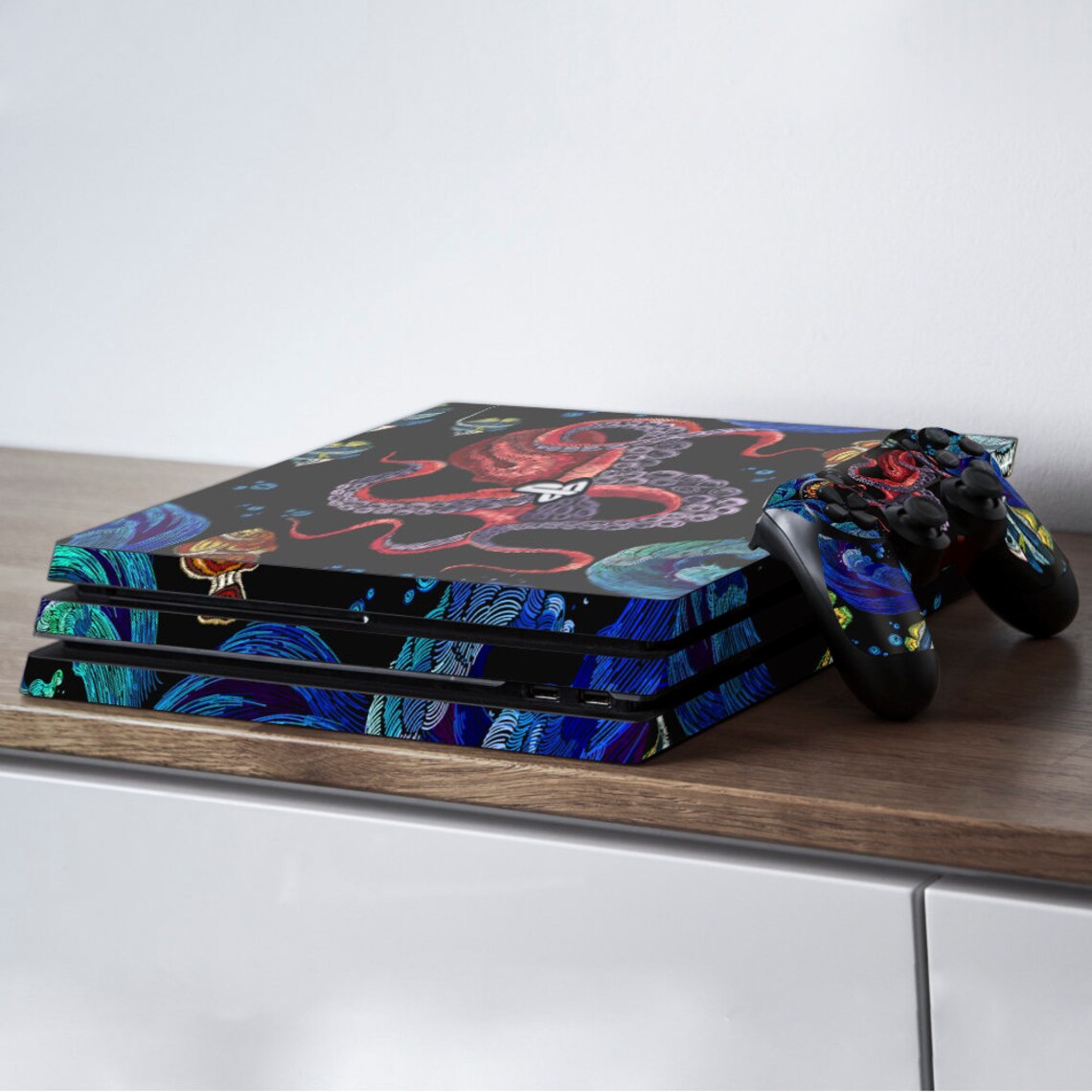 Ps4 skin octopus ps4 skin tentacles ps4 sea skin ps4 fish skin | Etsy