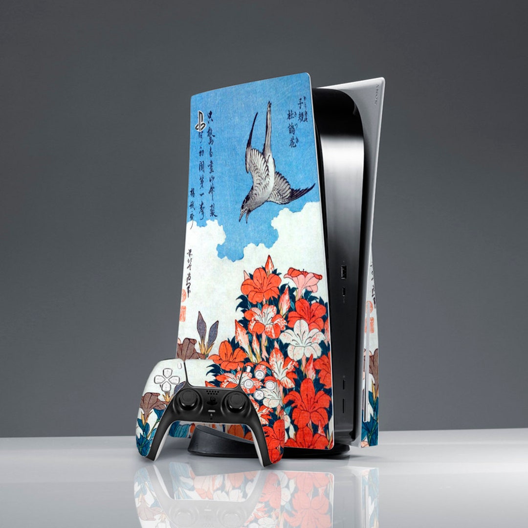 PS5 Skin Floral Playstation 5 Skin Japan Art Cute Console and ...
