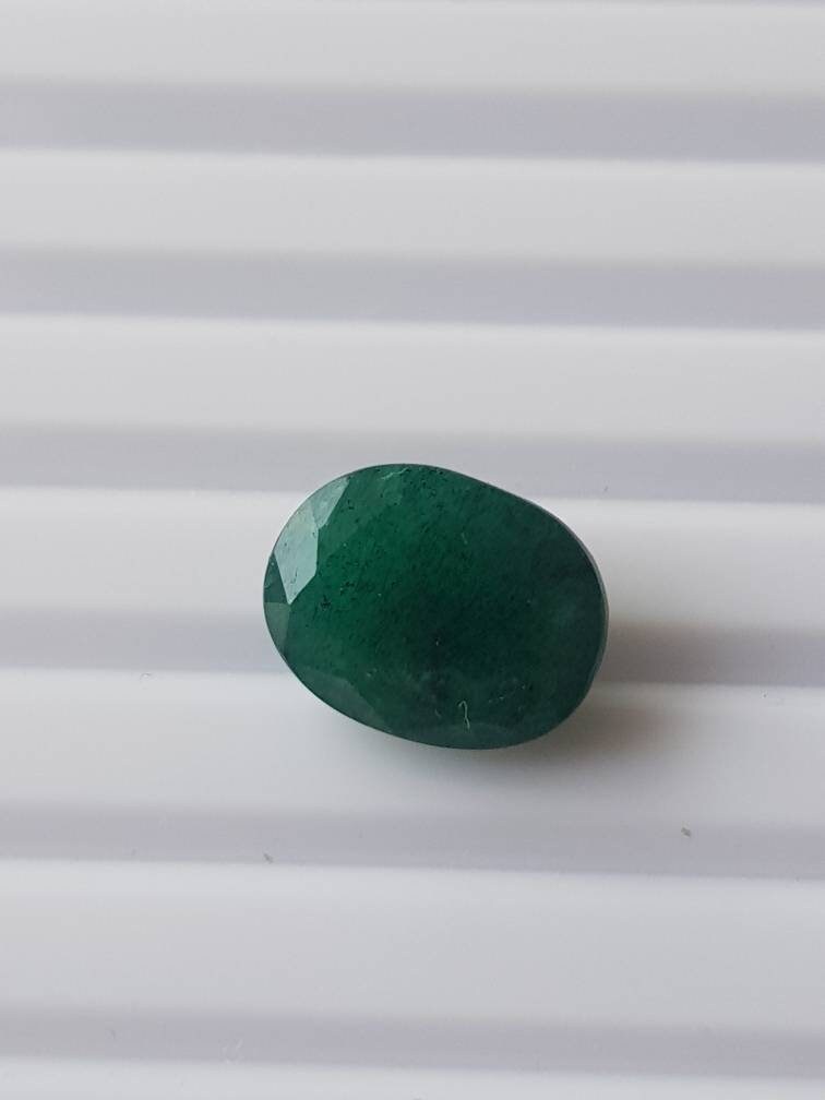 2.65 Ct Natural Emerald Oval Cutstone Loos Emerald Gemstone | Etsy