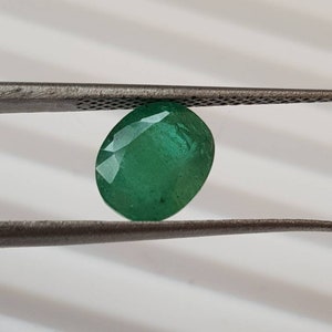 Natural Emerald Cutstone Oval Shape Loos Emerald Gemstone A | Etsy