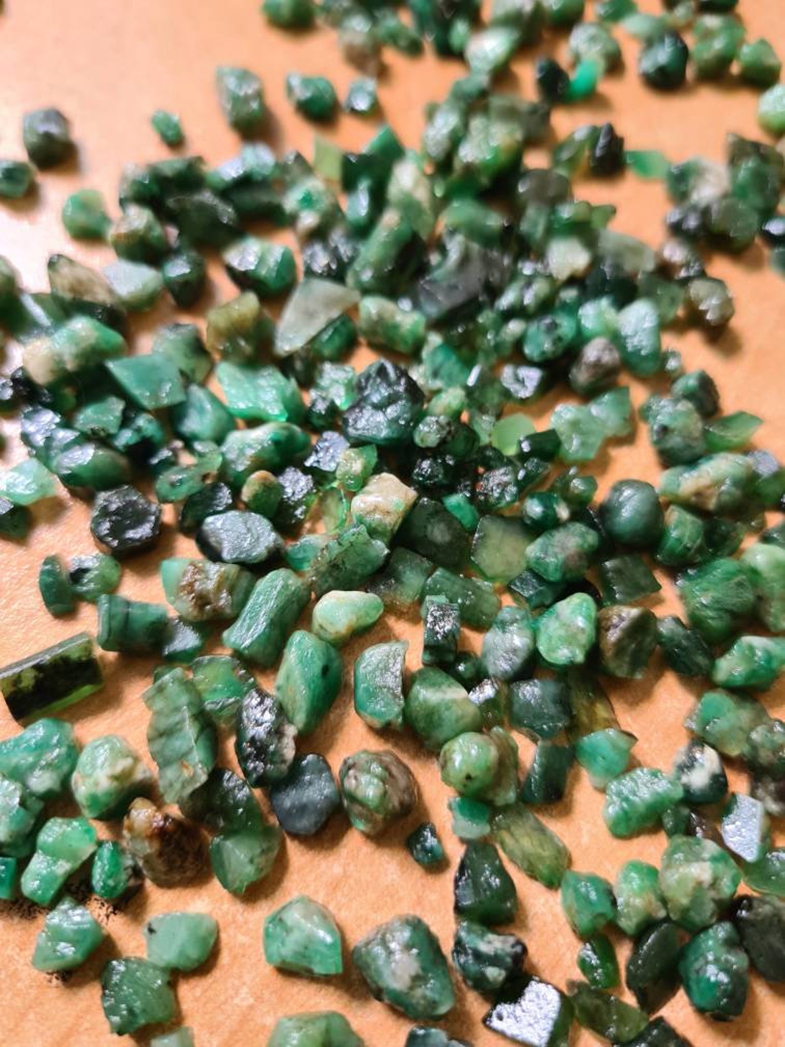5 to 10MM Natural Emerald Raugh - Etsy