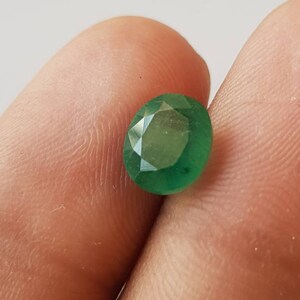 Natural Emerald Cutstone Oval Shape Loos Emerald Gemstone A | Etsy