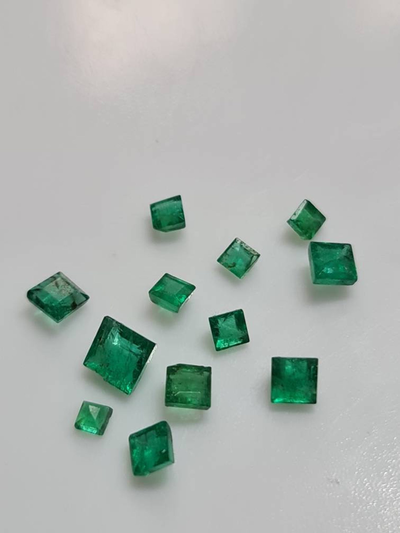 2to4.5mm Natural Emerald Square Cut Loose Emerald Faceted 100% - Etsy
