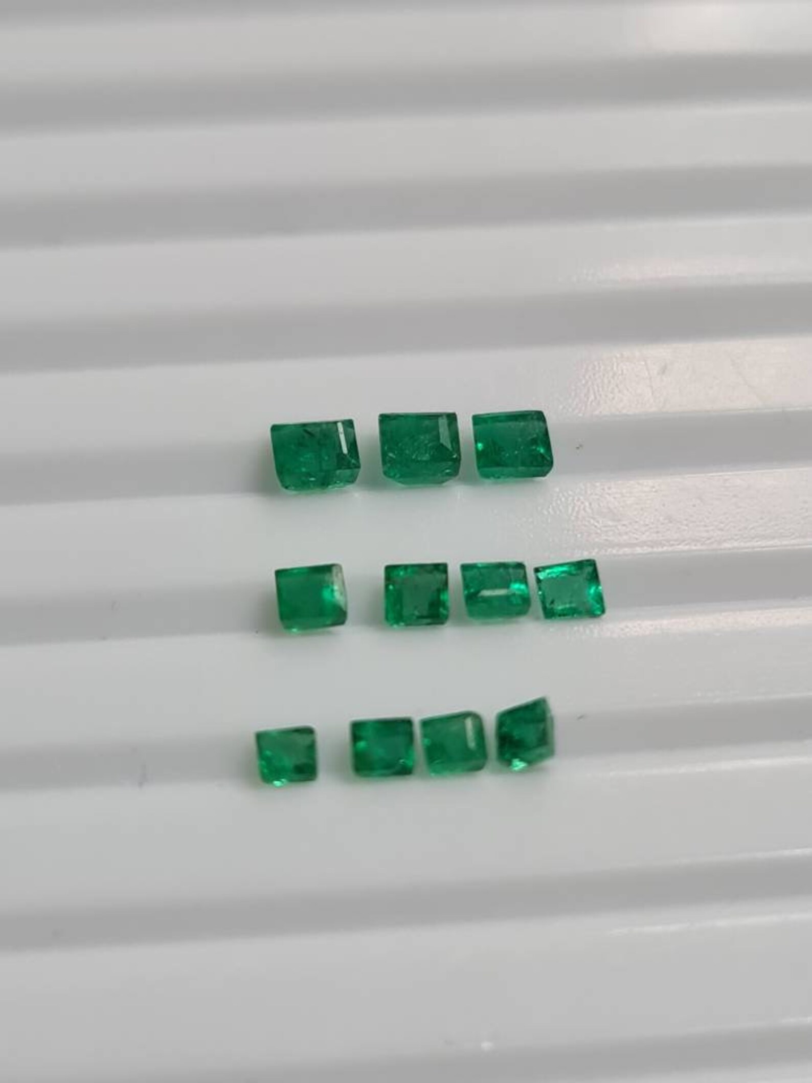 2to4.5mm Natural Emerald Square Cut Loose Emerald Faceted 100% - Etsy