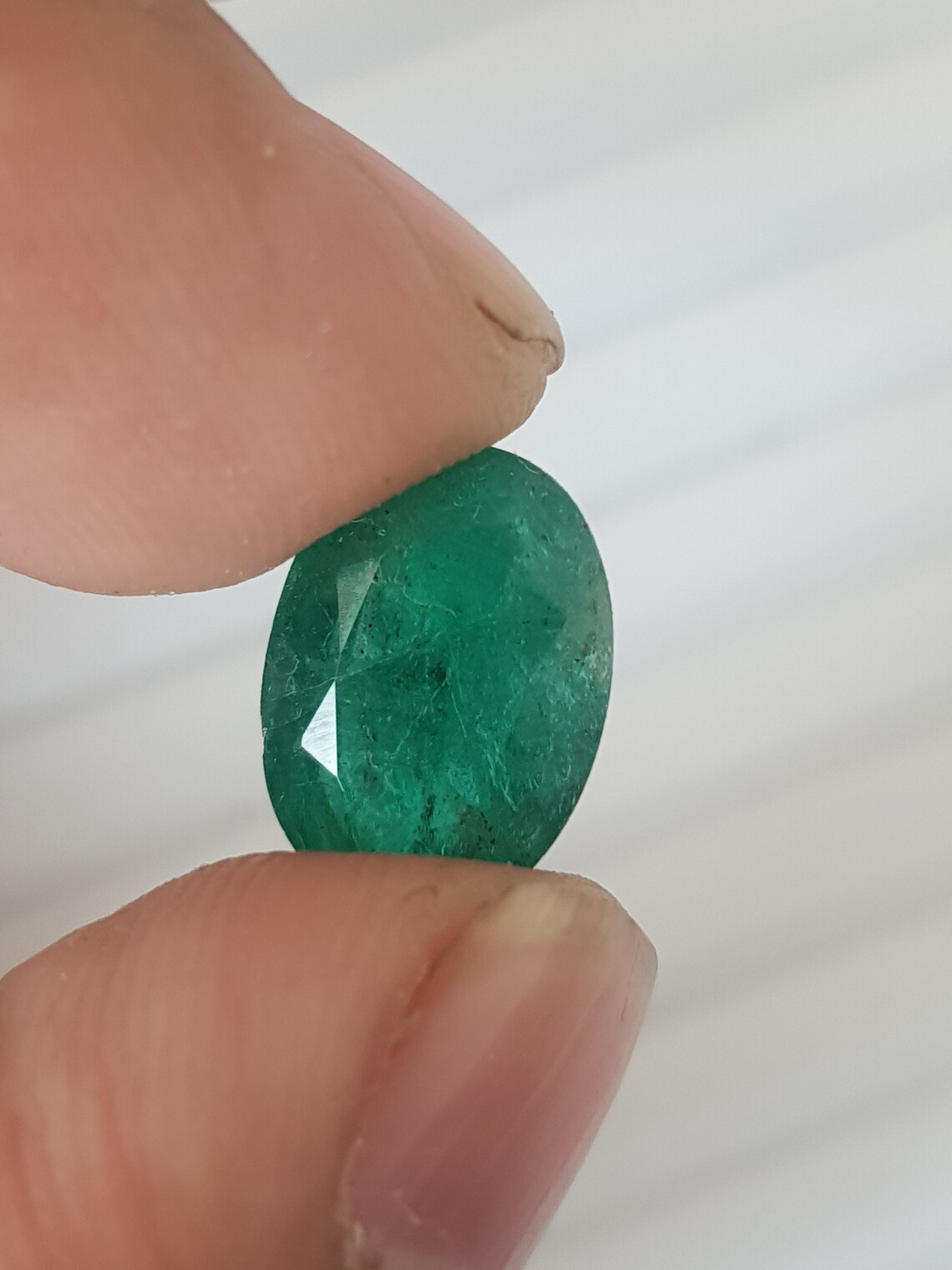 Natural Emerald Oval Shape Cut Stone Loos Emerald Gemstone 4ct - Etsy ...