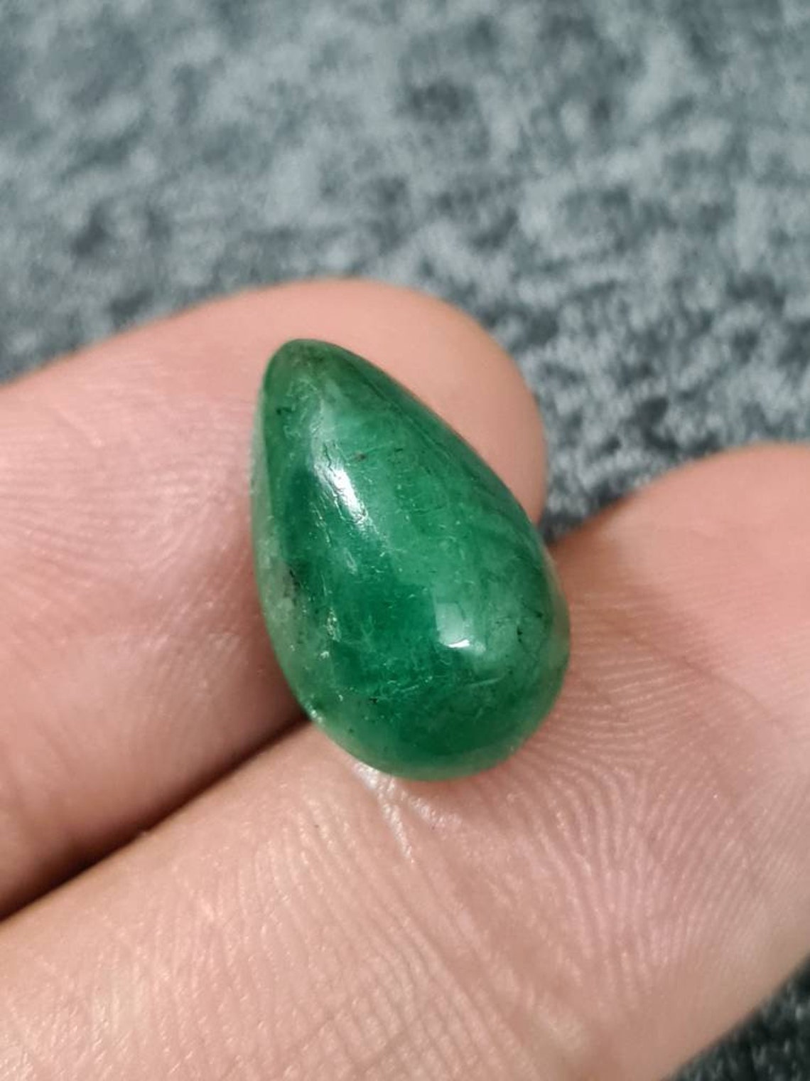 1016MM Natural Emerald Pear Shape Cabochon | Etsy
