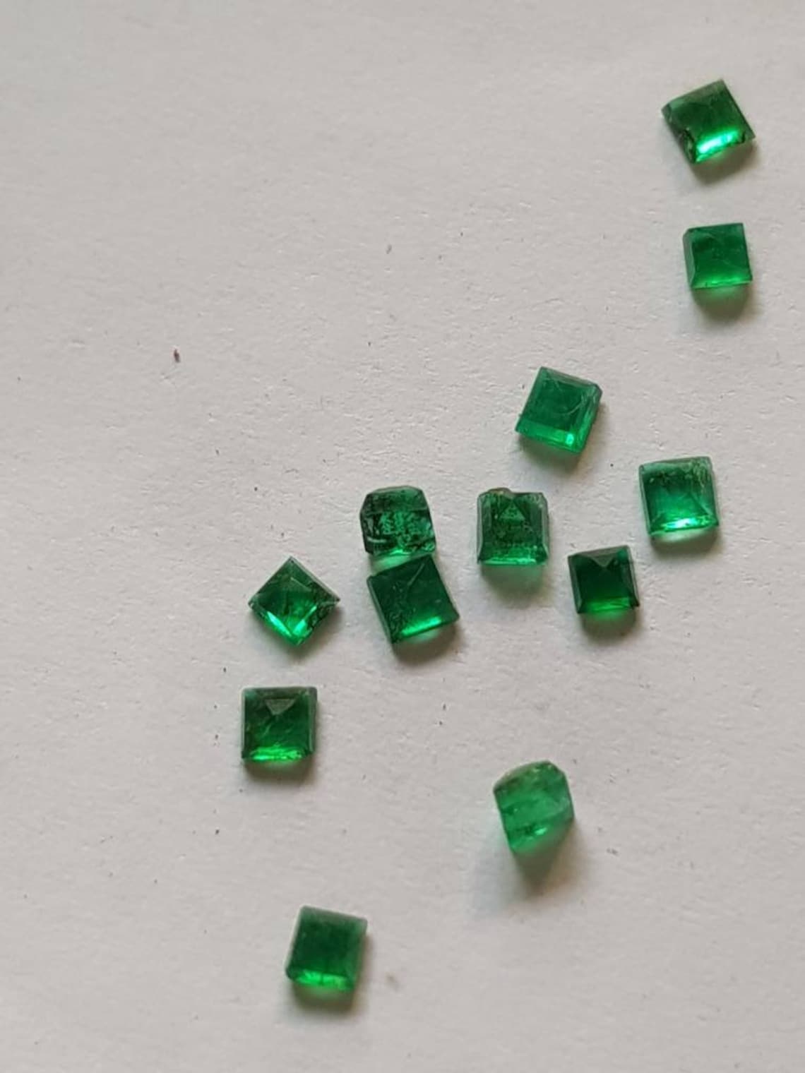 2to4.5MM Natural Emerald Square Cut Loose Emerald Faceted 100% | Etsy