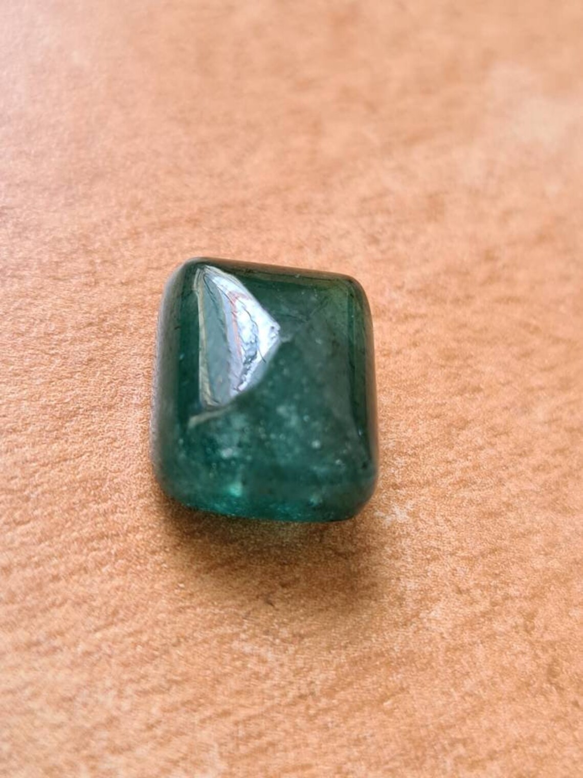 9.3ct Natural Emerald Sugarloaf Cabochon - Etsy UK