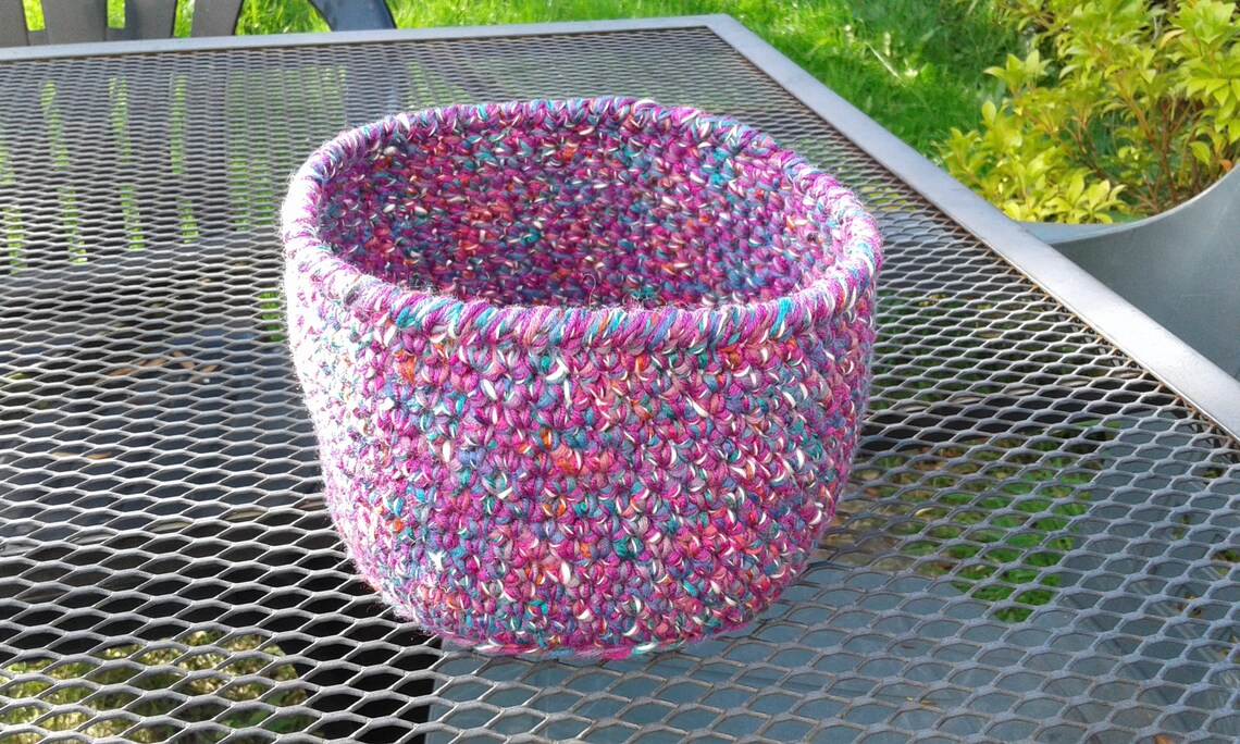 Purple Basket - Etsy