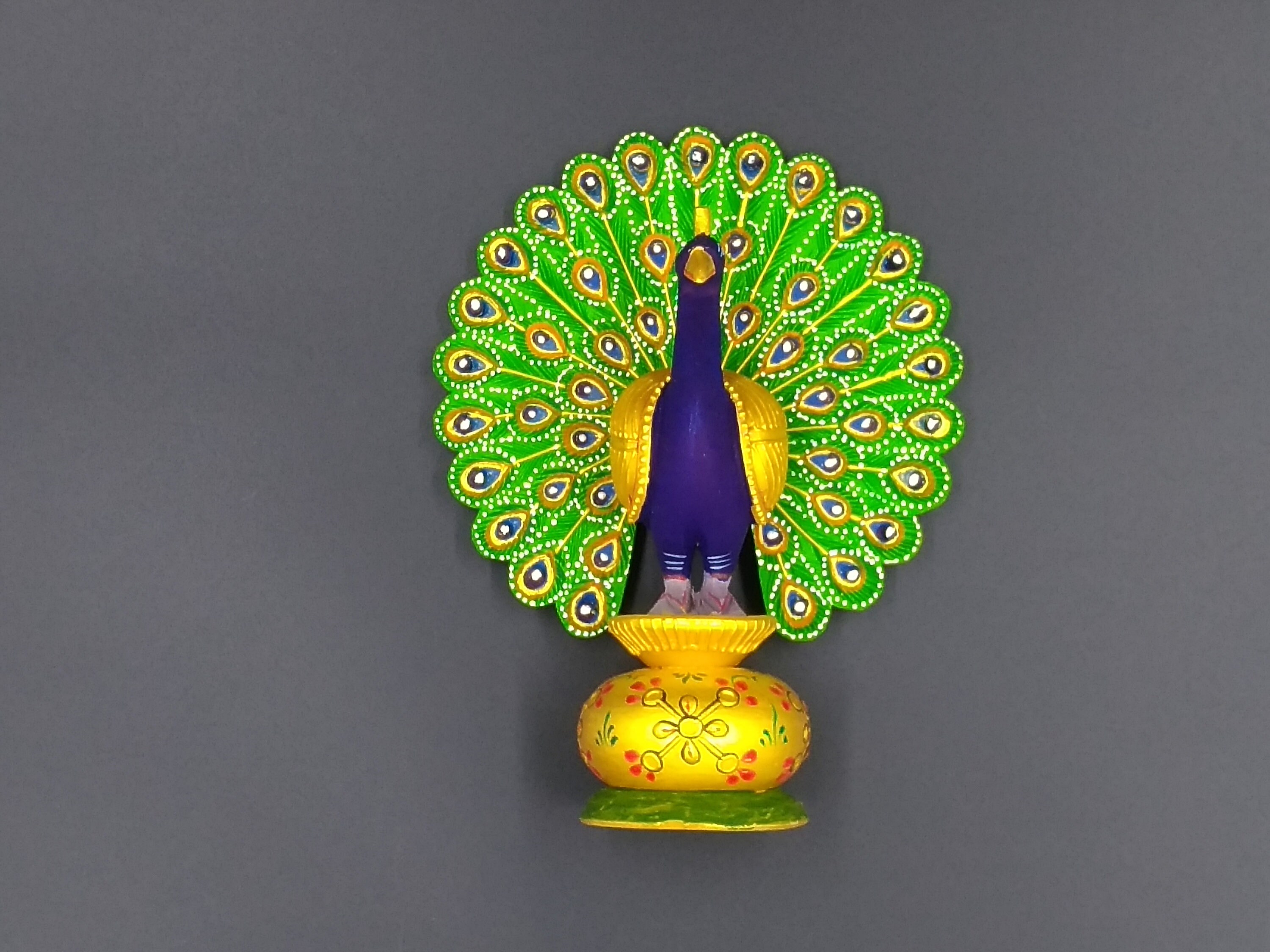 Peacock Statue Peacock Figurine Peacock Home Decor Display | Etsy