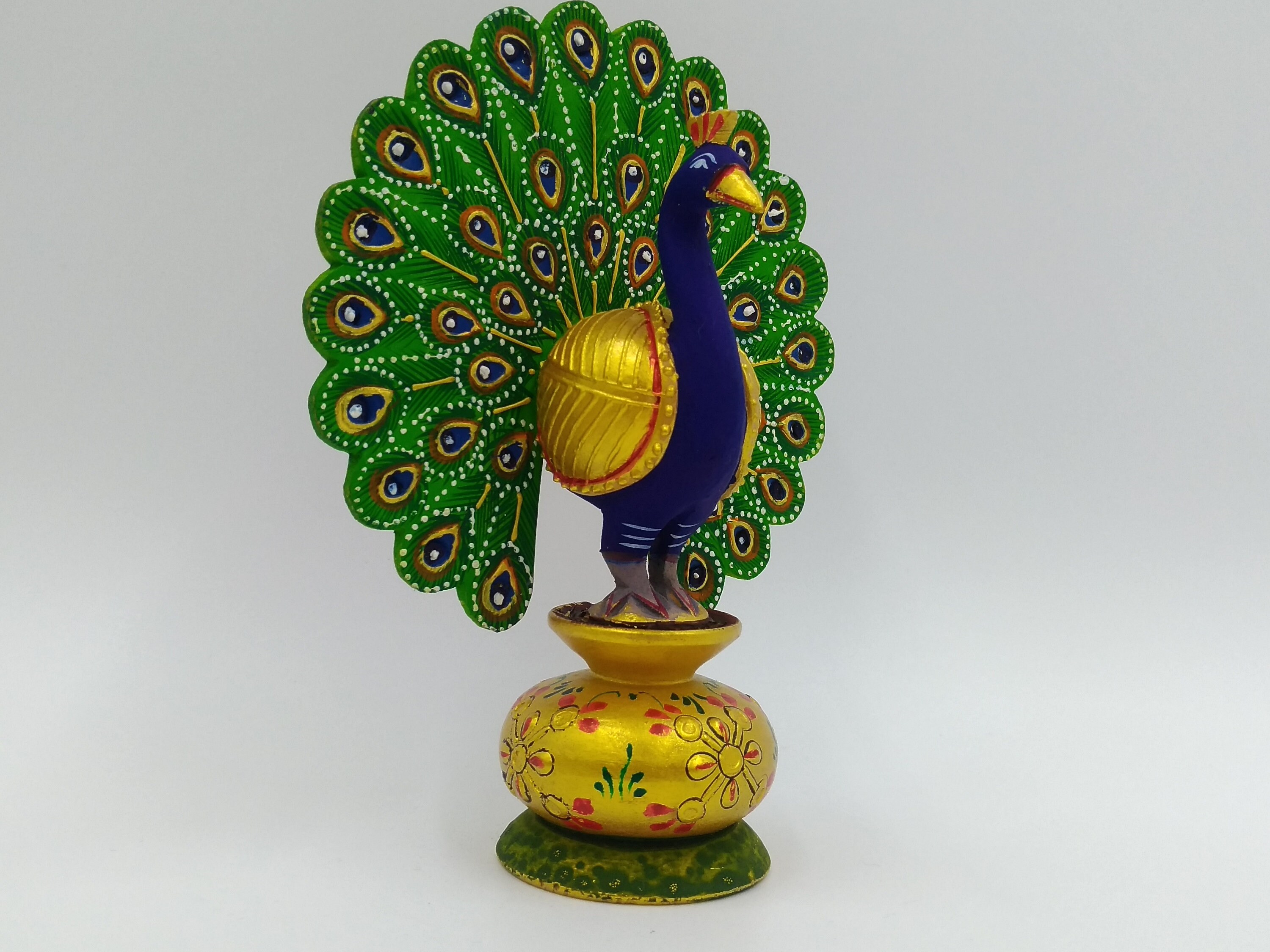 Peacock Statue Peacock Figurine Peacock Home Decor Display | Etsy