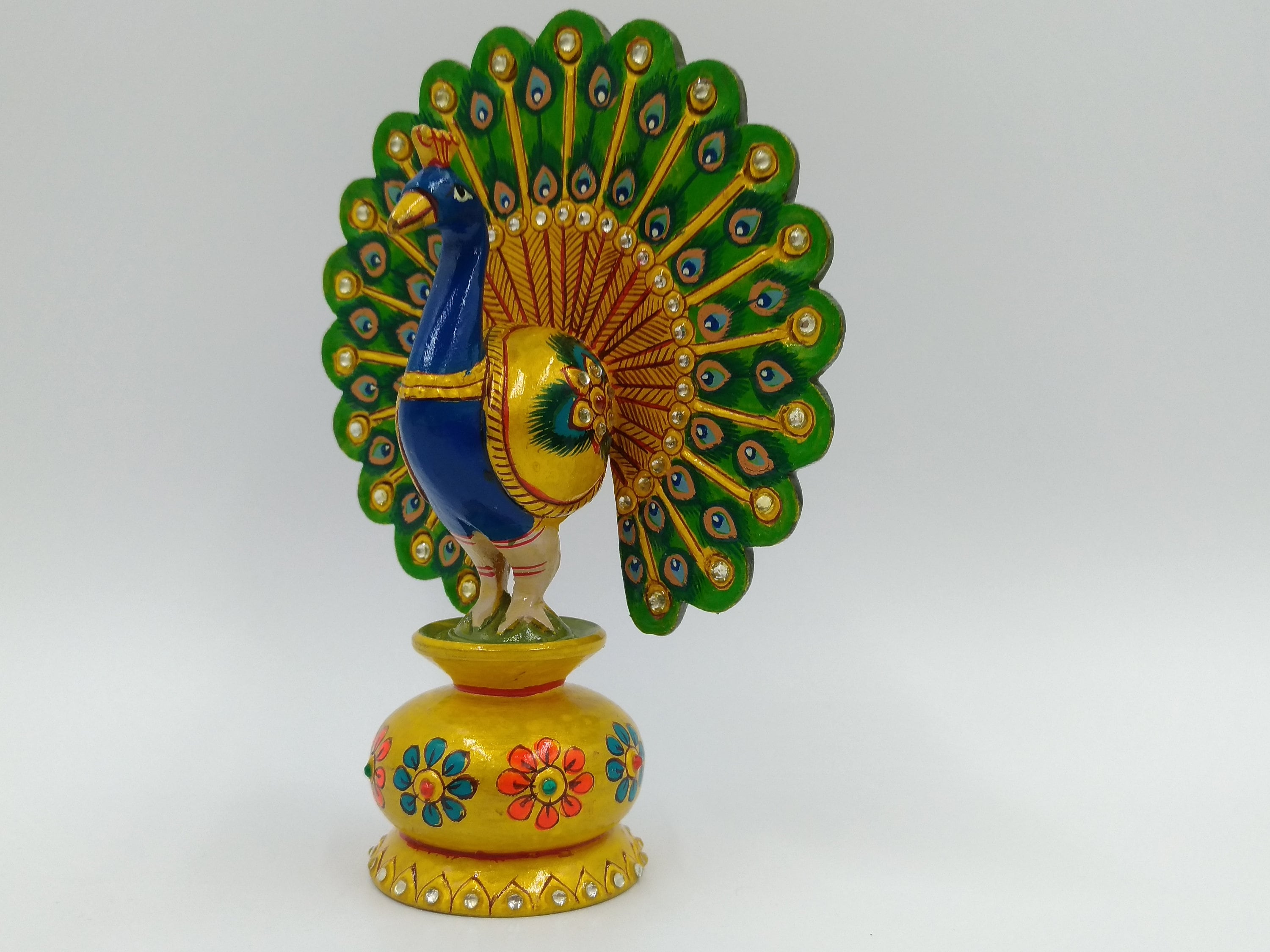 Peacock Statue Peacock Figurine Peacock Home Decor Display | Etsy