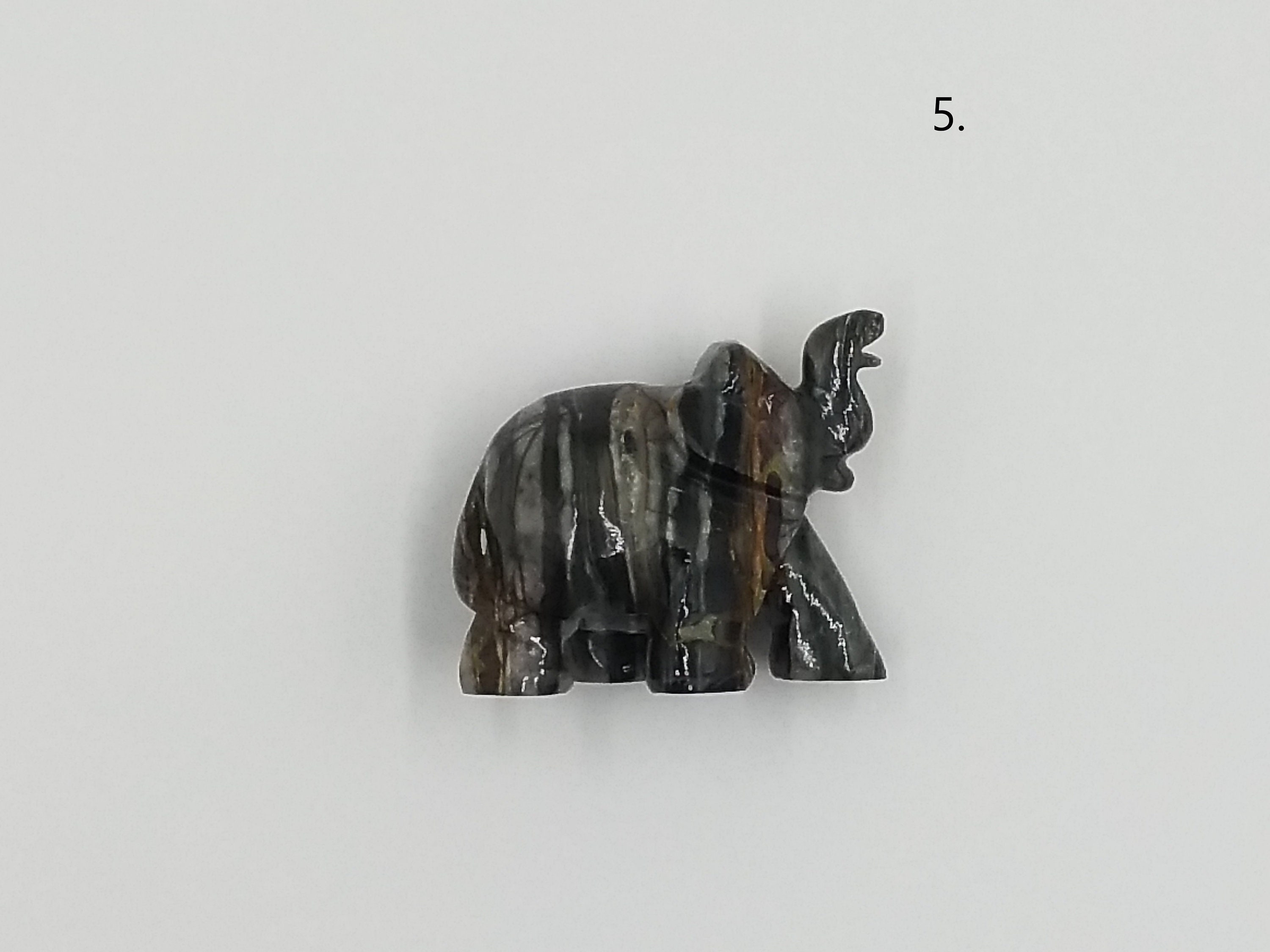 Agate Elephant Hand Carved Agate Natural Agate Elephant - Etsy