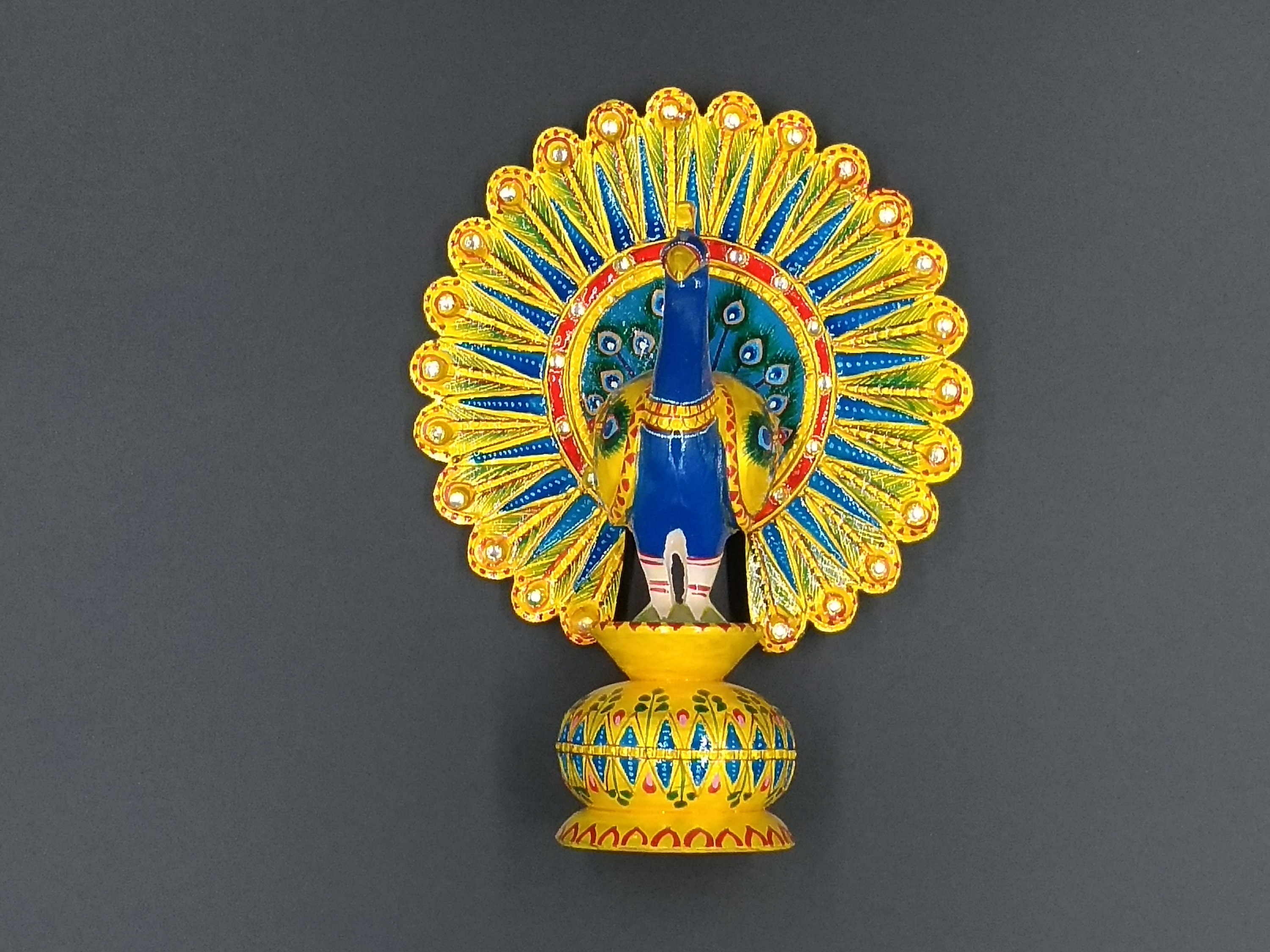 Peacock Statue Peacock Figurine Peacock Home Decor Display | Etsy