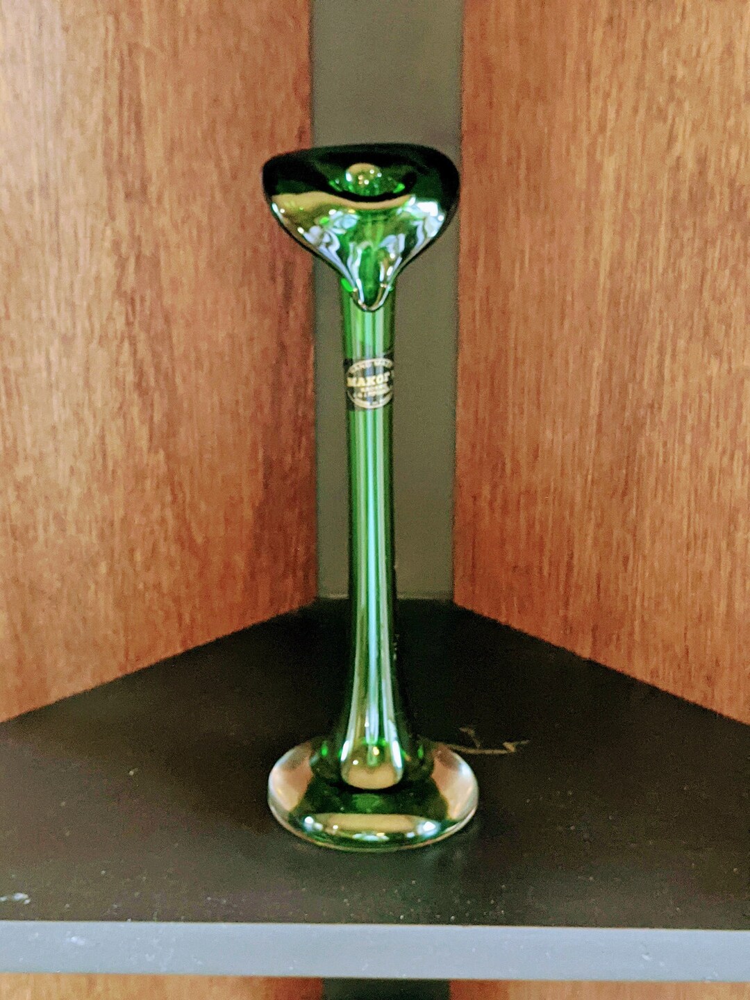 Beautiful Vintage Green Makora Kronos Vase Made in Poland - Etsy
