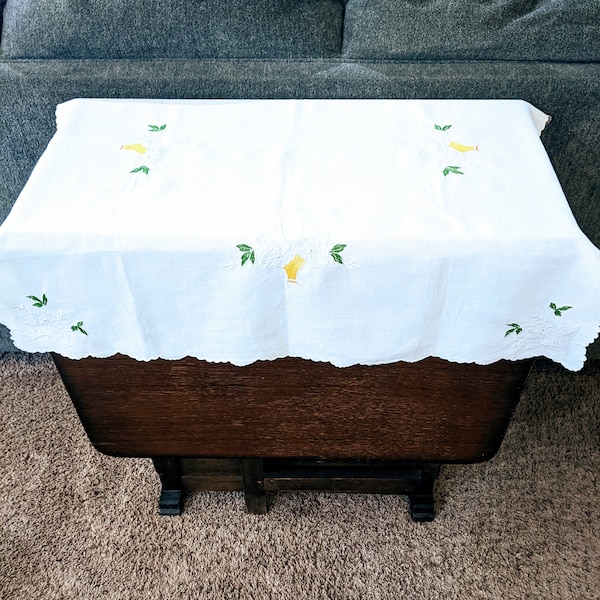 Vintage Card Table Tablecloth - Etsy
