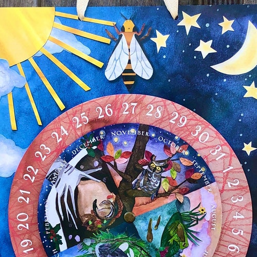 Perpetual Calendar A Nature-inspired Forever Calendar by | Etsy