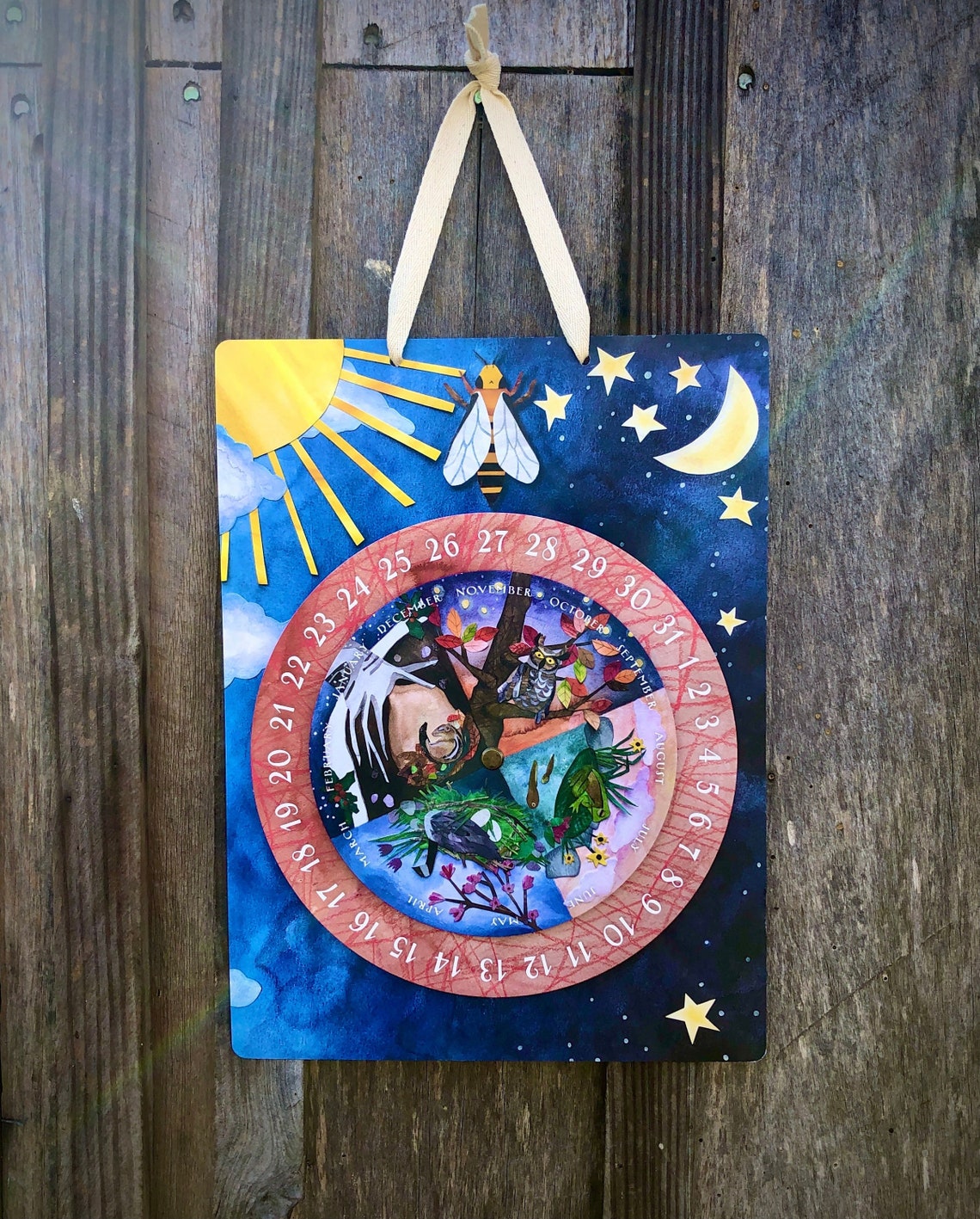 Perpetual Calendar A Nature-inspired Forever Calendar by - Etsy