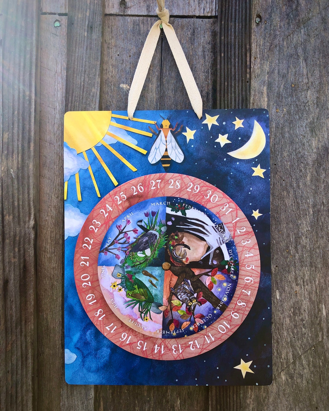 Perpetual Calendar A Nature-inspired Forever Calendar by | Etsy