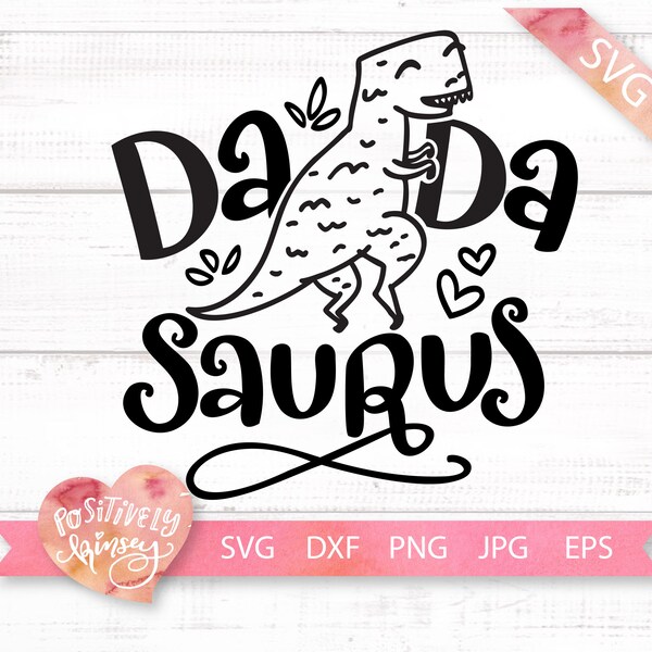 Dadasaurus Svg - Etsy
