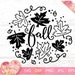 Cute Fall Leaf SVG File Fall Shirt Svg Fall Svg Fall Sign - Etsy