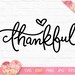 Thankful SVG Cut File, Thankful Shirt Design for Women, Girls Svg ...