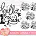 School SVG Bundle Back to School Svgs Hello 1st 2nd 3rd - Etsy