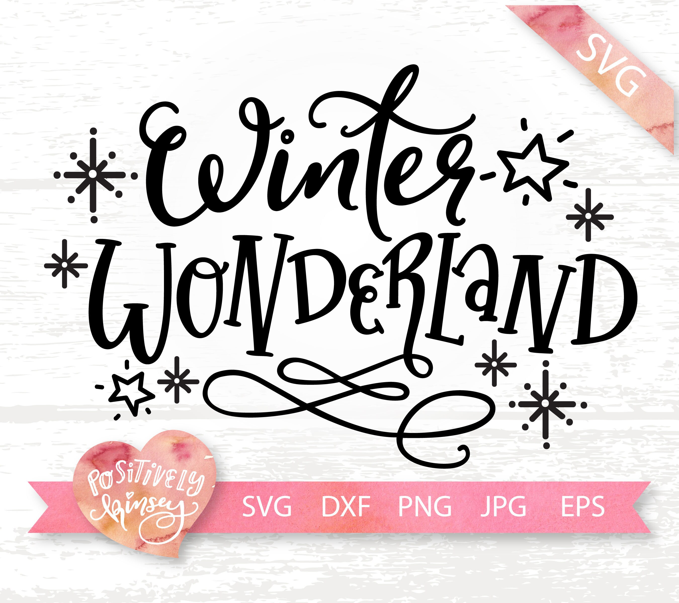 Winter Wonderland SVG Winter Svg Files Snow Svg Winter Sign | Etsy