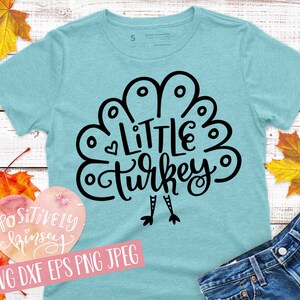 Kids Thanksgiving Svg, Little Turkey SVG, Baby Thanksgiving Svg Files ...