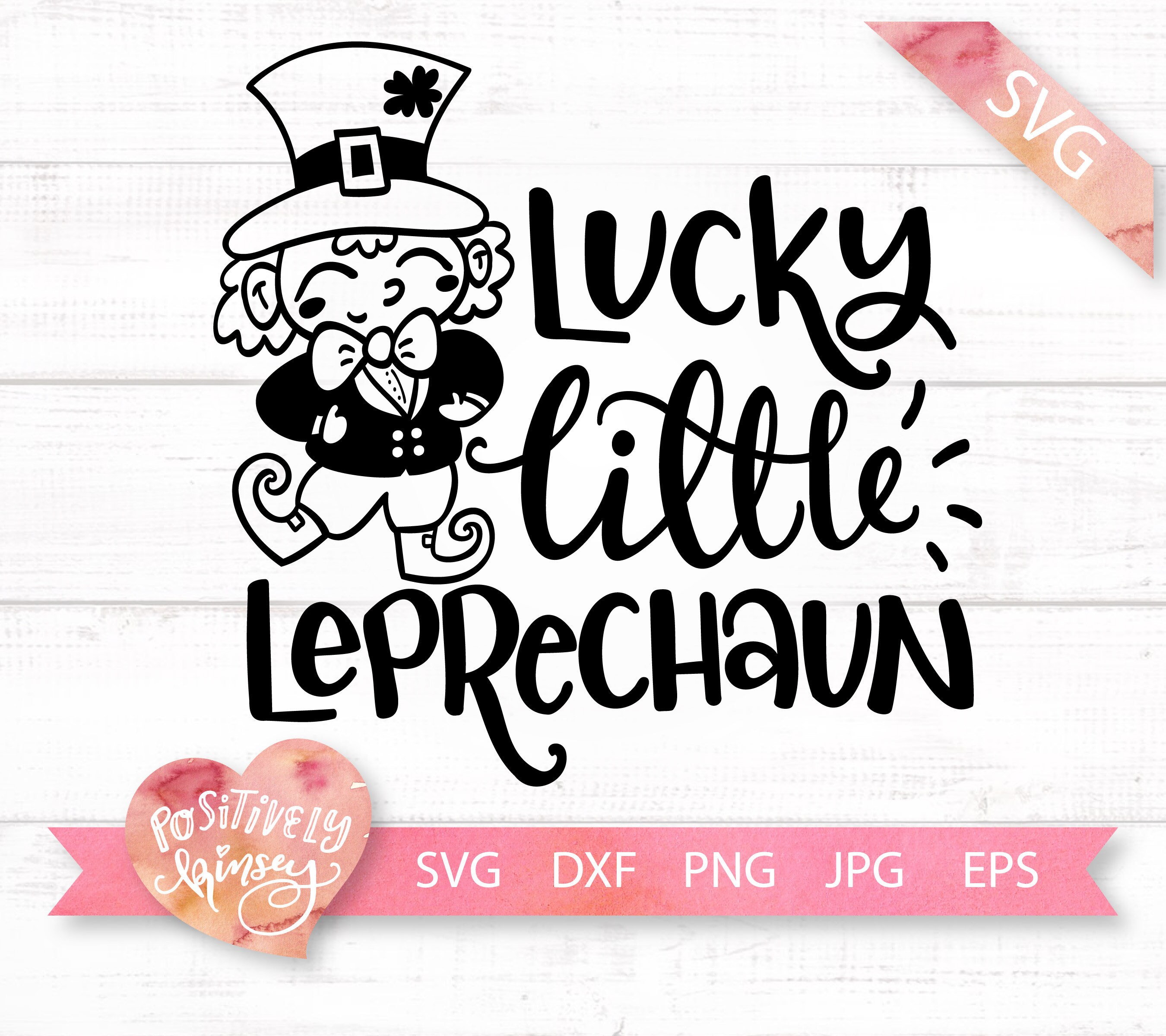 Leprechaun Svg Lucky Little Leprechaun St Patricks Day Svg | Etsy