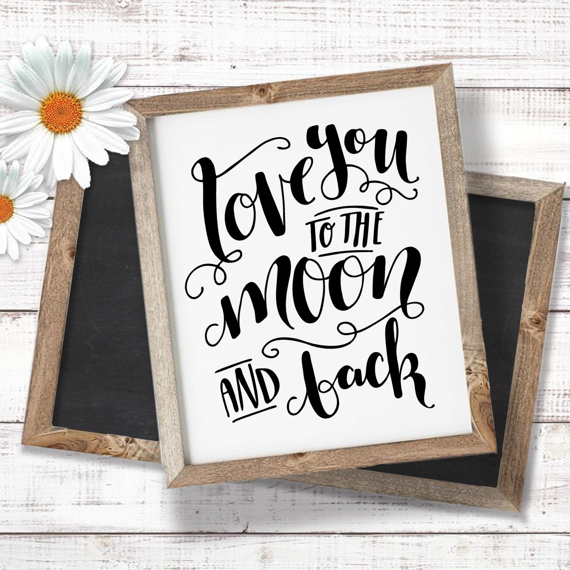 Love SVG Love You to the Moon and Back SVG Svg Cut File - Etsy