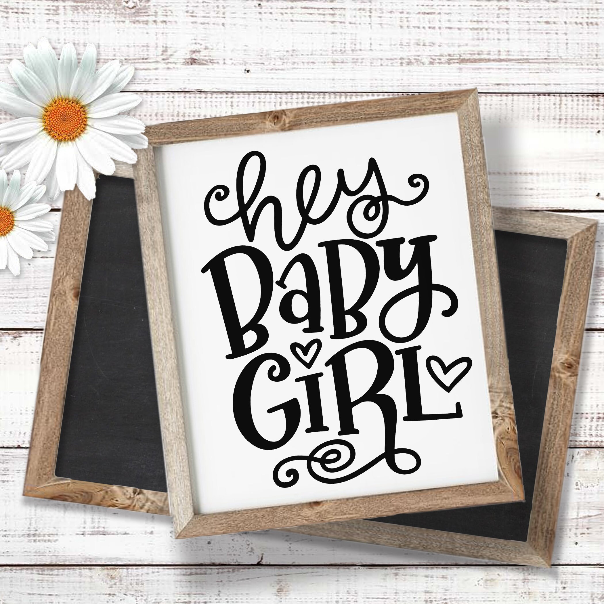 Hey Baby Girl SVG Cute Svg Design for Little Girls Baby - Etsy