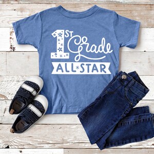 Back to School Svg First Grade All Star 1st Grade Svg First - Etsy