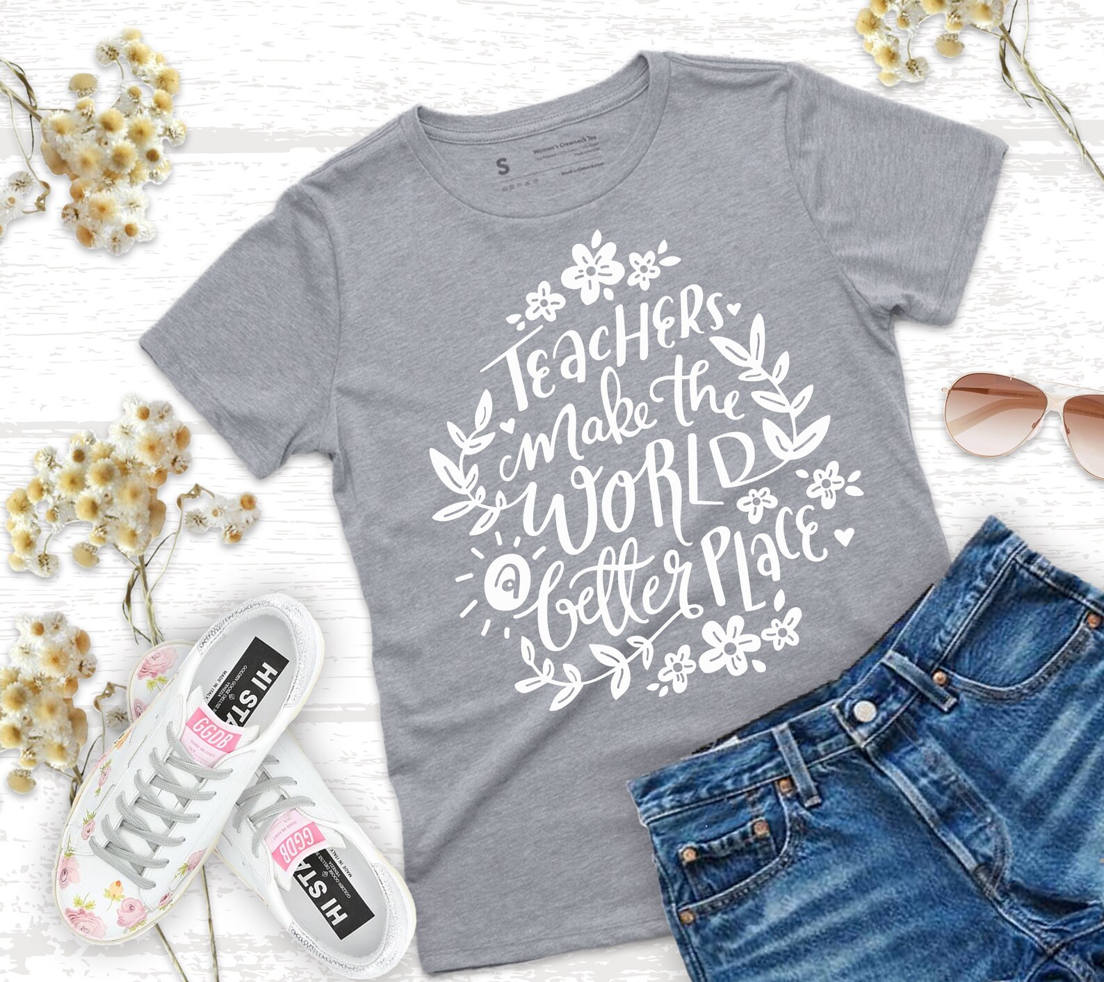 Teacher SVG Cut File // Teachers Make the World a Better Place - Etsy