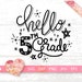 School SVG Bundle Back to School Svgs Hello 1st 2nd 3rd - Etsy