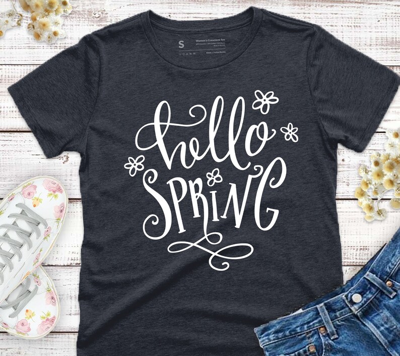 Hello Spring SVG Cute Spring Svg File Spring Sign Svg | Etsy