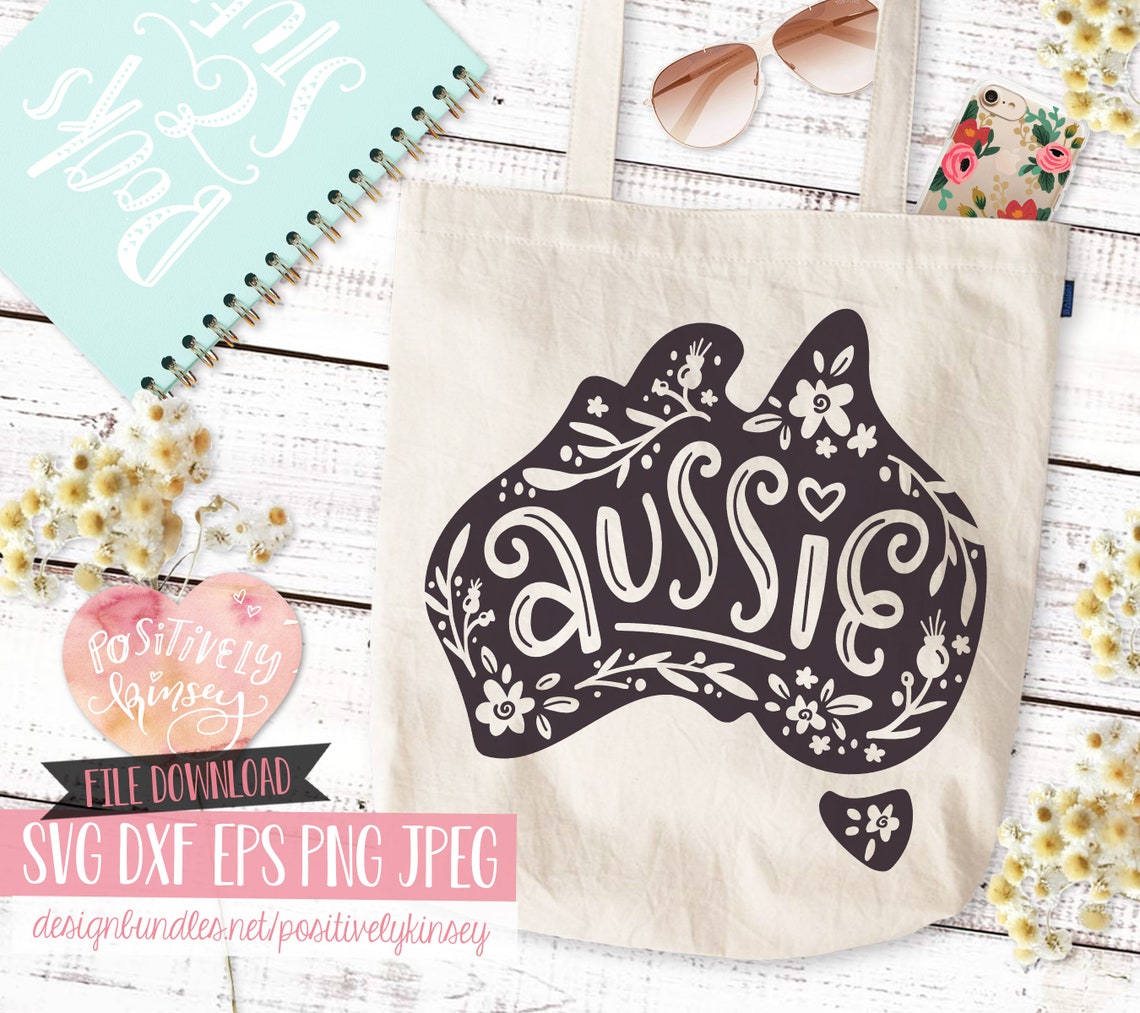 Australia SVG Aussie Svg Australia Map Australia Clipart T - Etsy