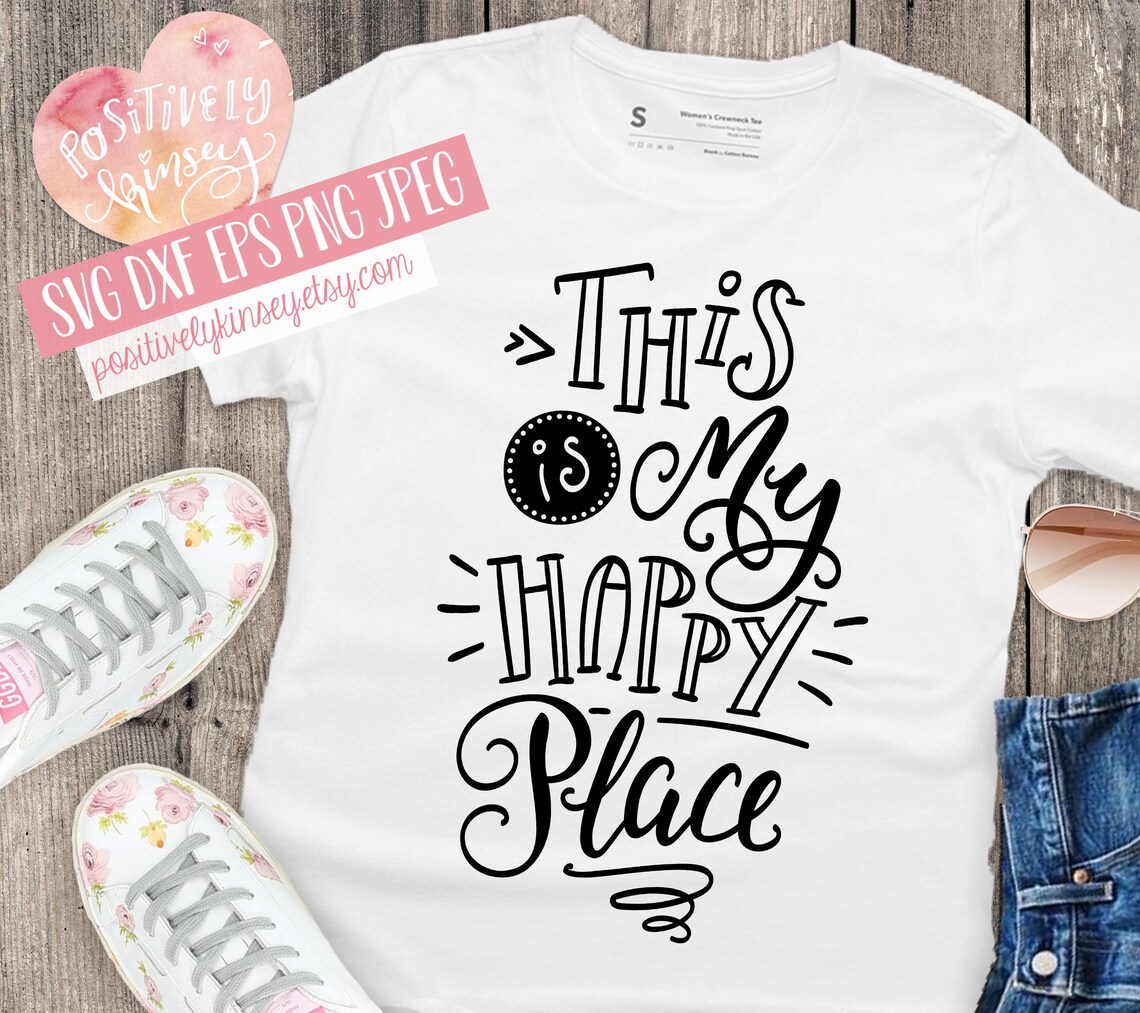 This is My Happy Place SVG Craft Room Svg Crafter Svg Wood - Etsy