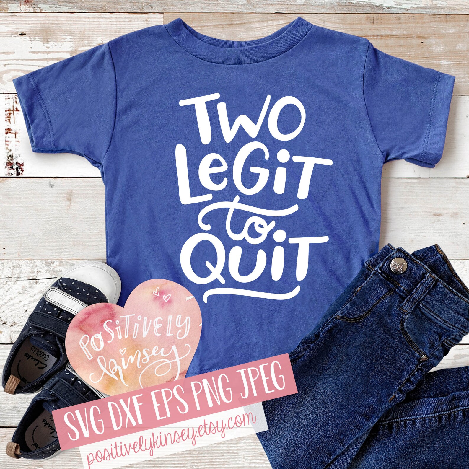 2nd Birthday SVG Two Legit to Quit Toddler Svg Two - Etsy