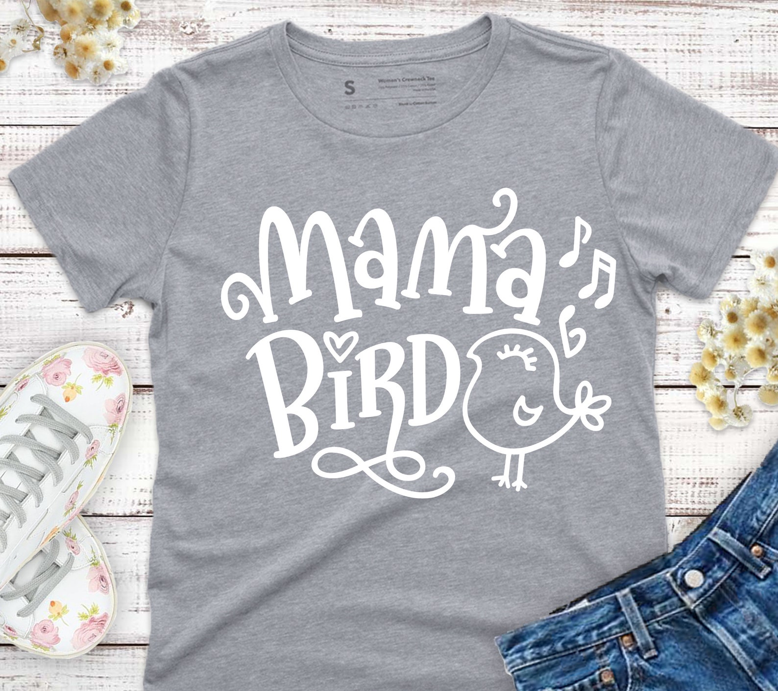 Mama Bird SVG Cute Mom SVG File Mom Shirt Svg Mommy Mama - Etsy