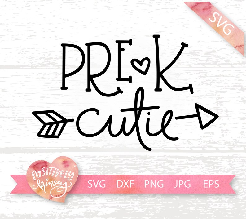 First Day of School Svg Pre-k Cutie Pre-k Girl SVG Cutting - Etsy