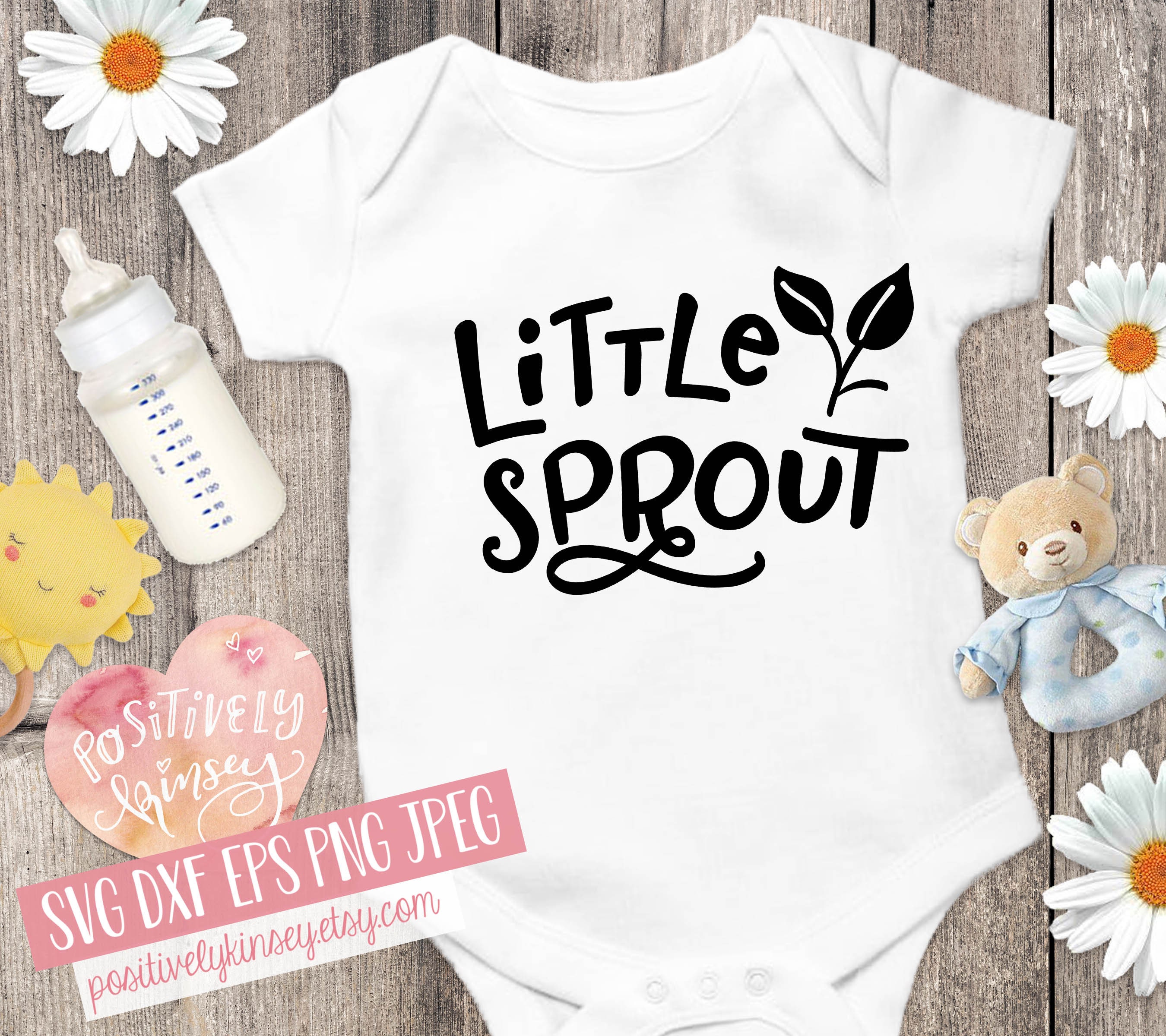 Little Sprout SVG, Toddler Svg Design, for Baby Boy, Girl, Baby Onesie ...
