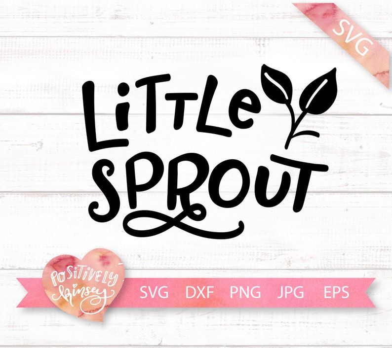 Little Sprout SVG, Toddler Svg Design, for Baby Boy, Girl, Baby Onesie ...