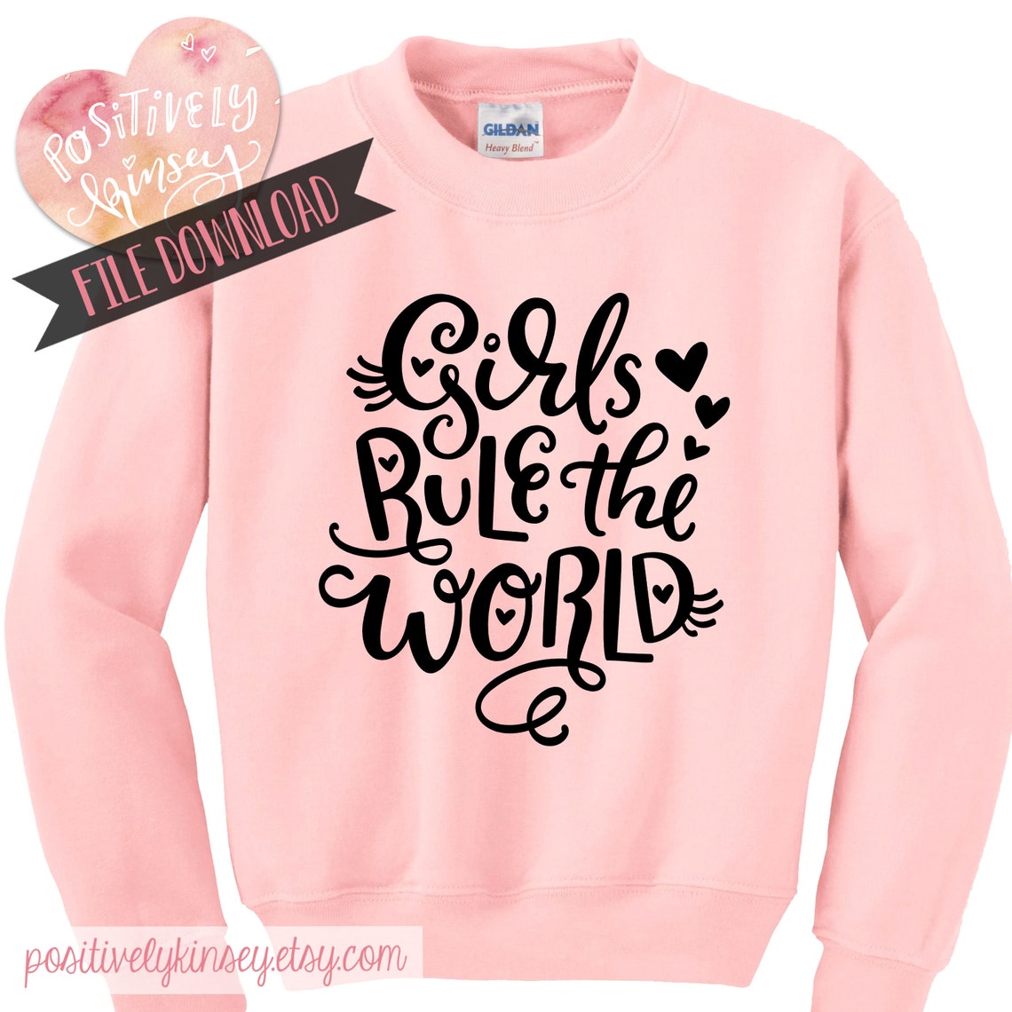 Girls Rule the World SVG Girl Power Svg Womens Empowerment - Etsy