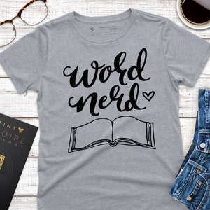 Word Nerd SVG, Cut File, Hand Lettering Quote, Bookish, Books, Reading ...
