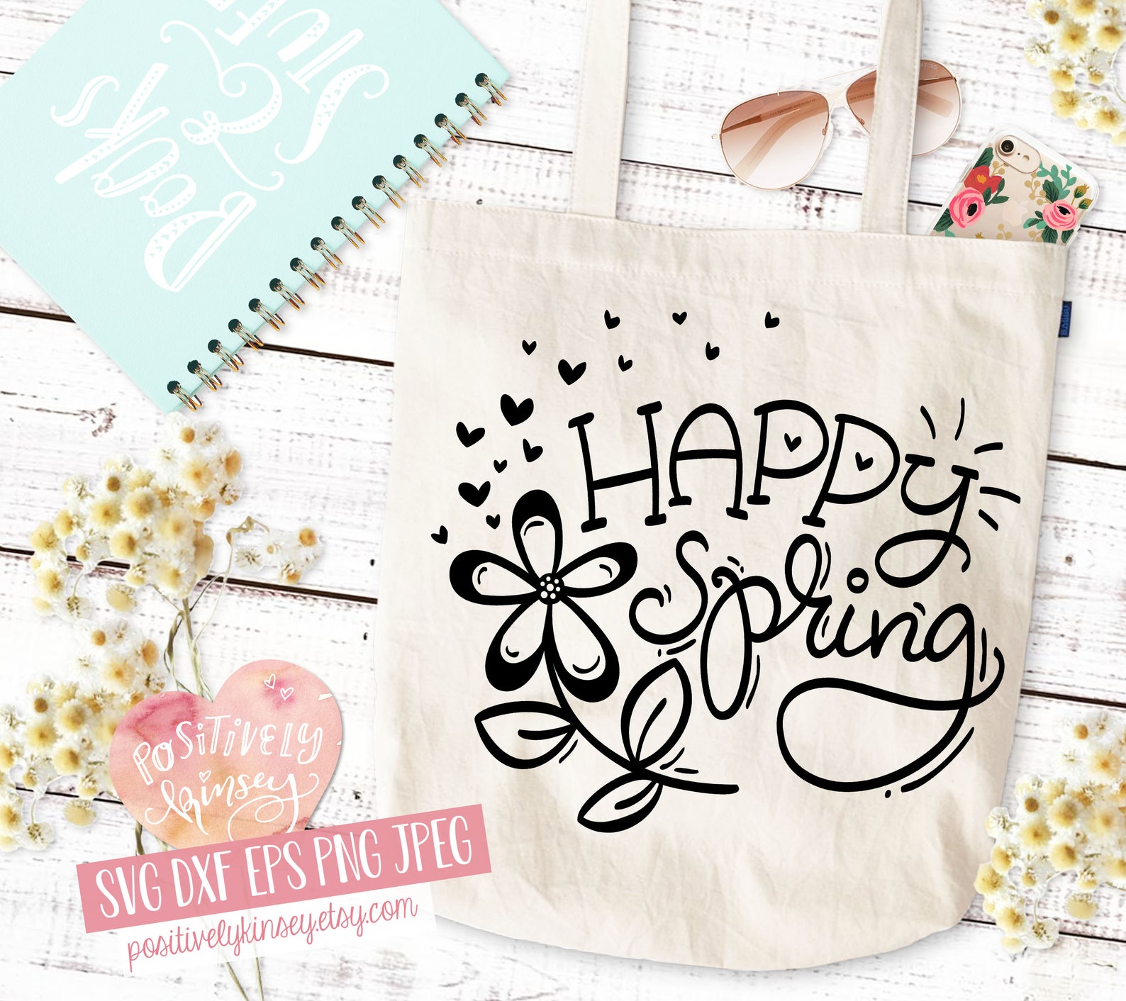 Happy Spring SVG Hand Lettered Svg File for Spring Sign Svg - Etsy