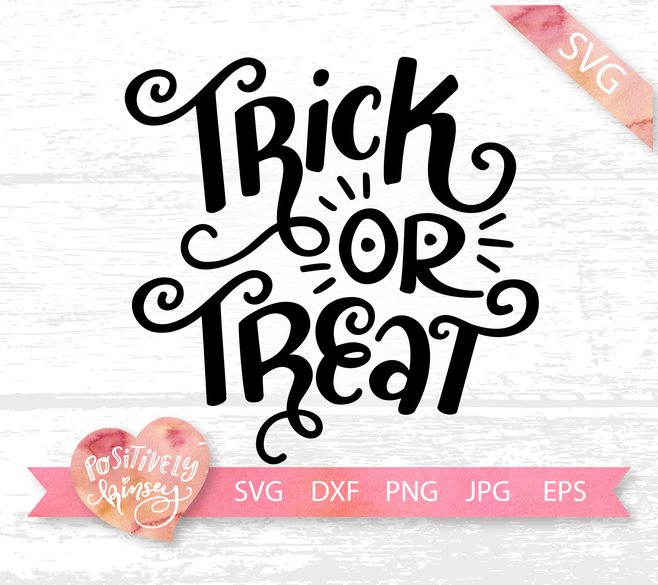 Trick or Treat SVG Halloween Svg Files Kids Halloween Svg | Etsy