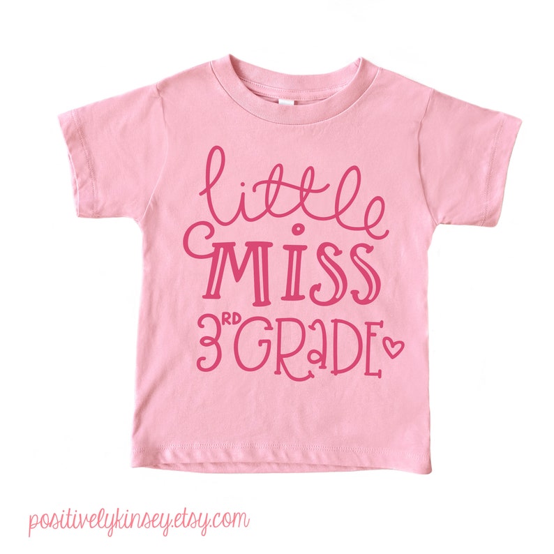 Little Miss Third Grade SVG File Girls Third Grade Svg 3rd | Etsy