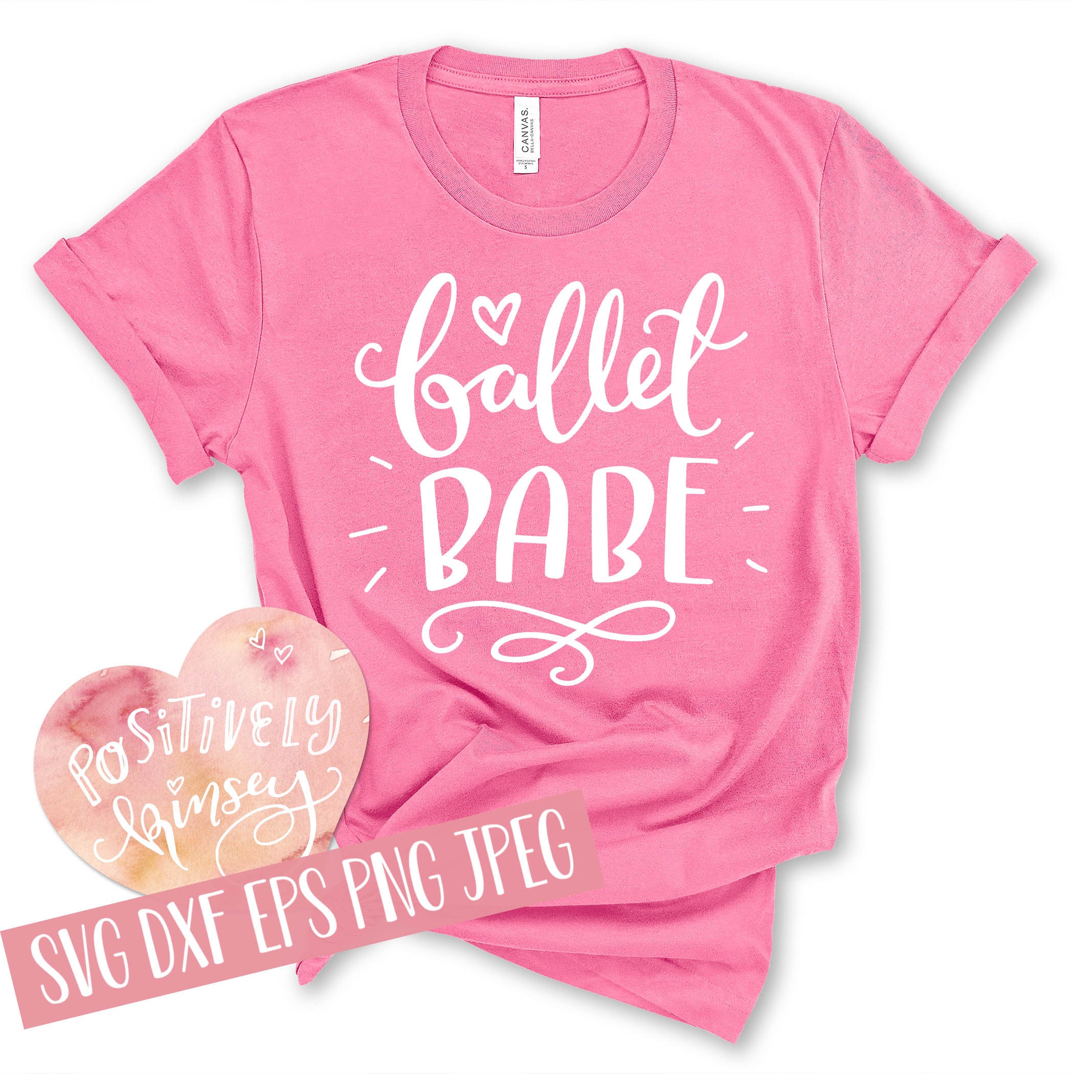 Ballet Babe SVG Cute Ballet Svg File for Girls Ballet Shirts - Etsy